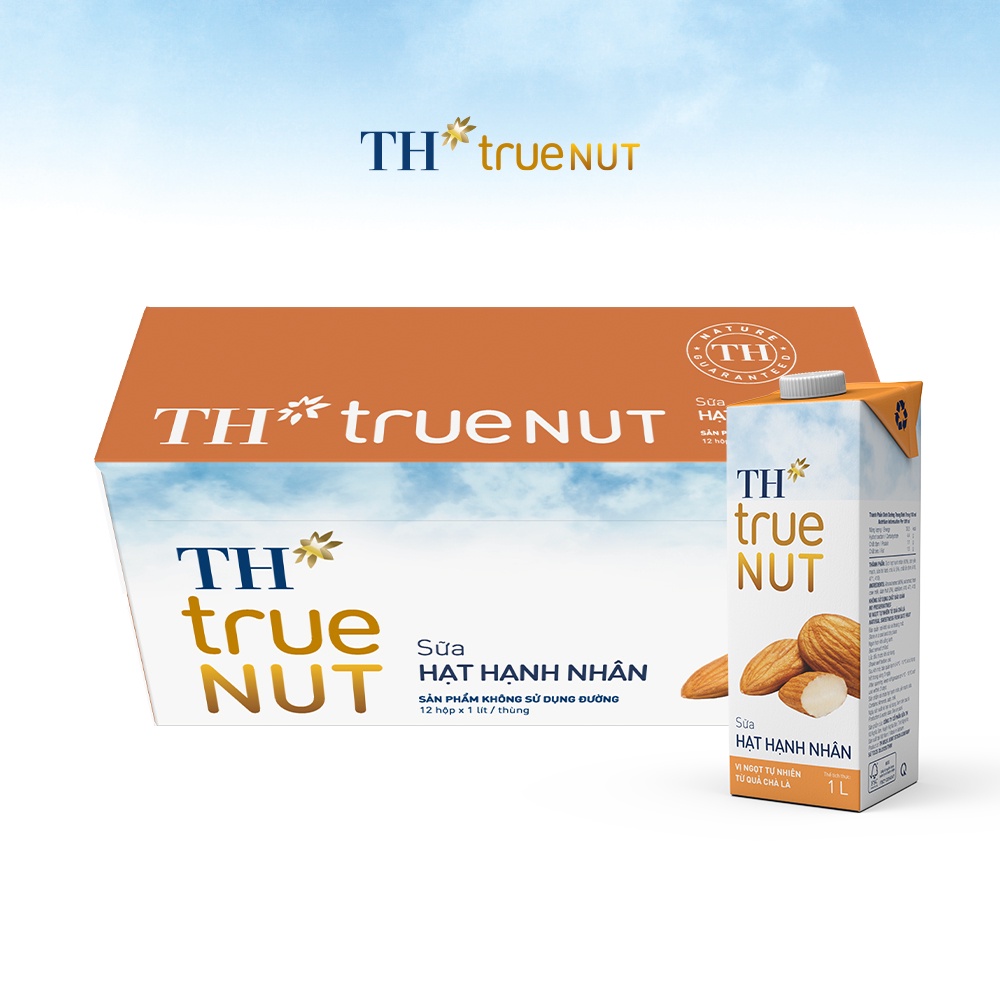 Mua Thùng 12 hộp sữa hạt hạnh nhân TH True Nut 1L (1L x 12) giá rẻ nhất ...