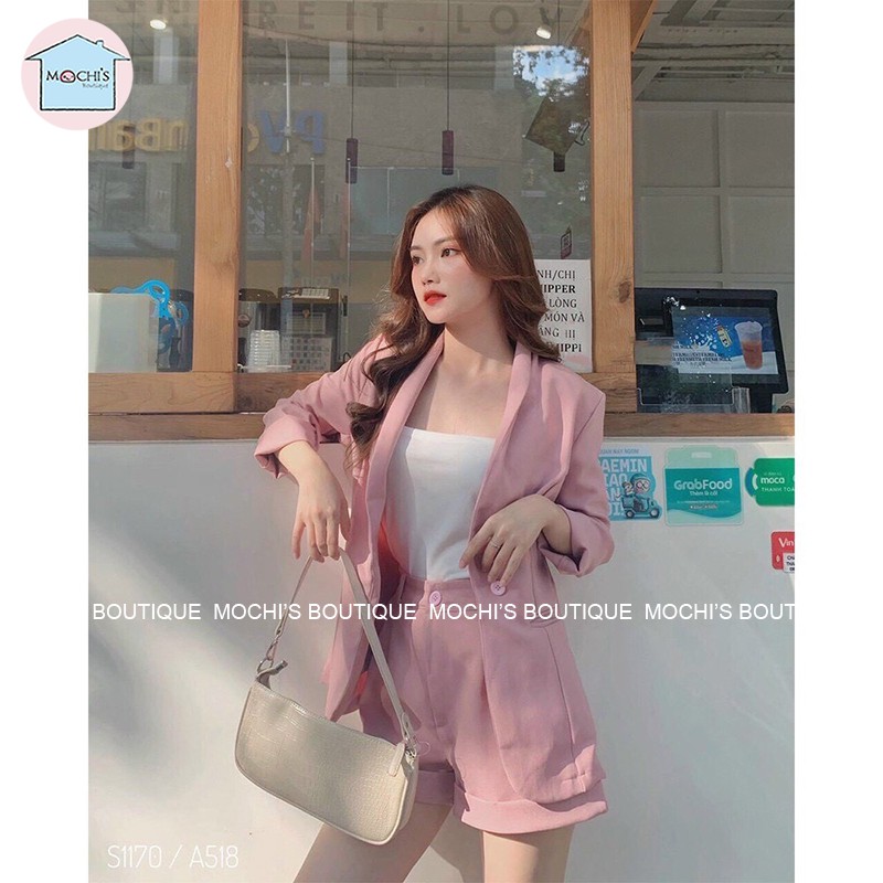 Mua Set bộ áo blazer nữ 3 chi tiết, set vest nữ thời trang,vest công sở gồm gồm Áo vest blazer ...