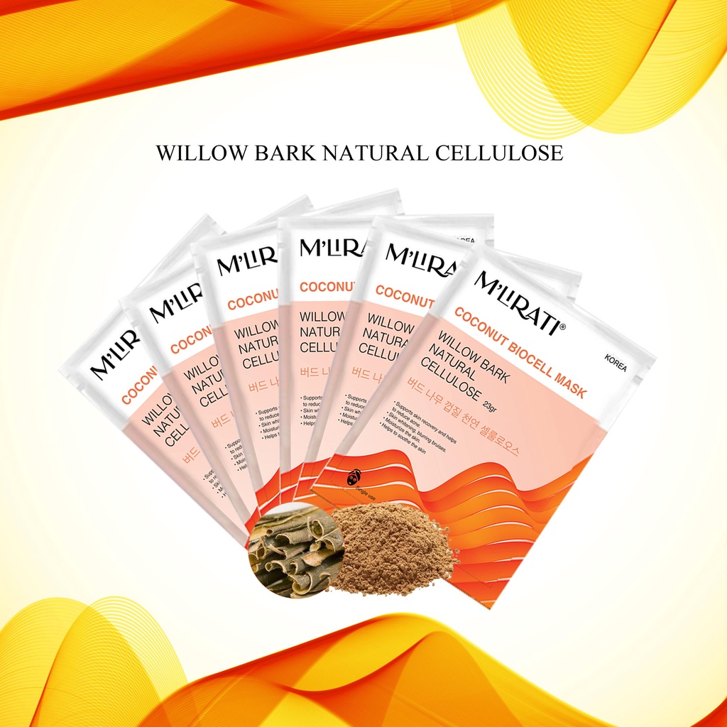 Combo 6 Miếng Mặt Nạ Sinh Học Dành Cho Da Mụn (Willow Bark Natural ...