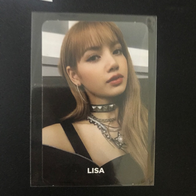 Thẻ card Lisa SU Blackpink ver Black | Shopee Việt Nam