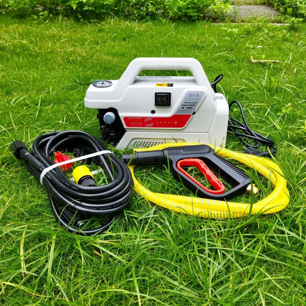 Mua Máy rửa xe áp lực cao gia đình SAKAIO SK 2500R 2500W , động cơ từ ...