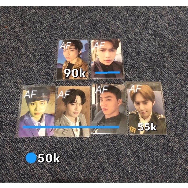 Photocard xiumin dftf, suho, lay (pc exo) | Shopee Việt Nam