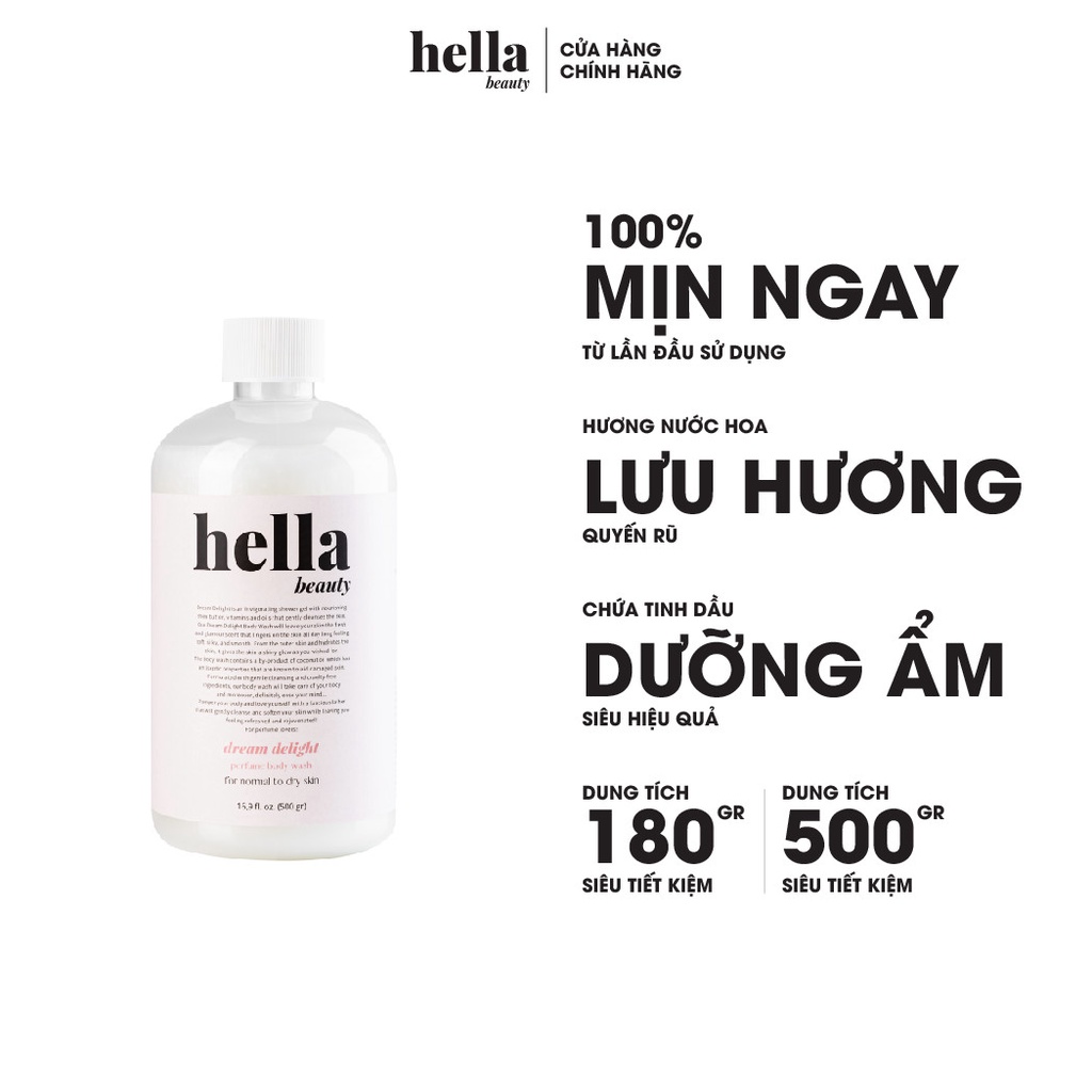 Mua Sữa Tắm Nước Hoa Thơm Lâu Trắng Da Hella Beauty An Toàn Cho Da Nhạy Cảm Dưỡng Ẩm Mịn, Lưu ...