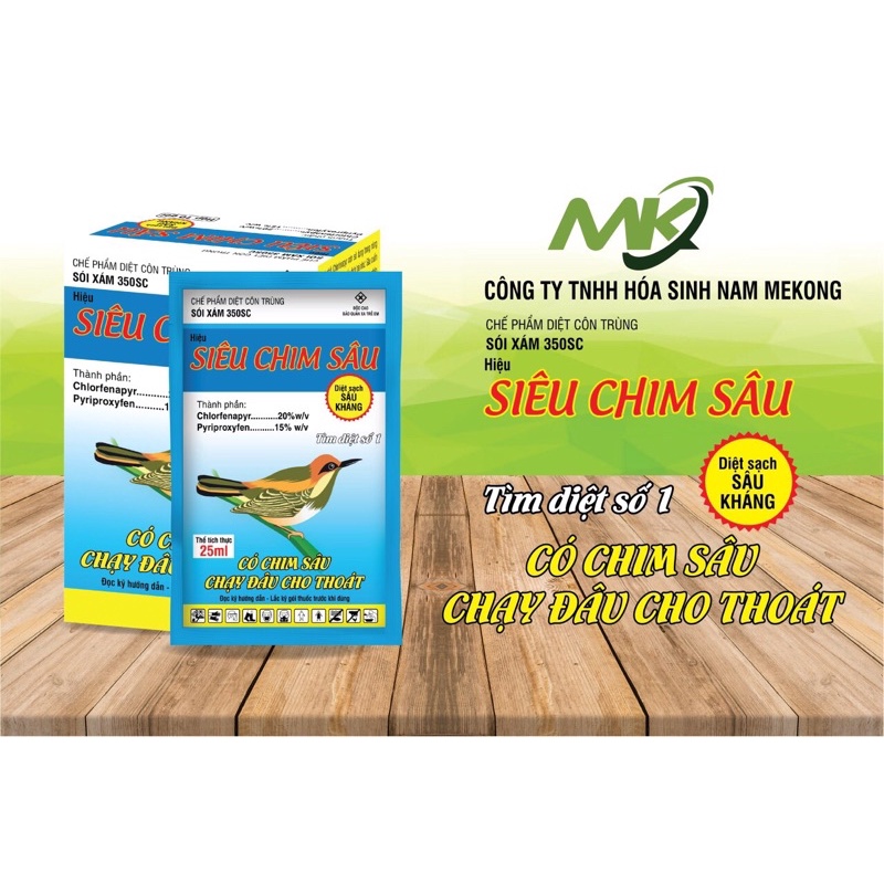 Mua siêu chim sâu 350EC, cực độc với sâu cuốn lá, muỗi hành và sâu ống ...