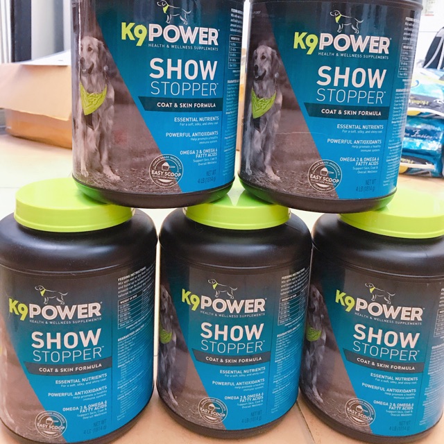 Bột dưỡng lông K9 show stopper cho chó hũ 1,8kg | Shopee Việt Nam