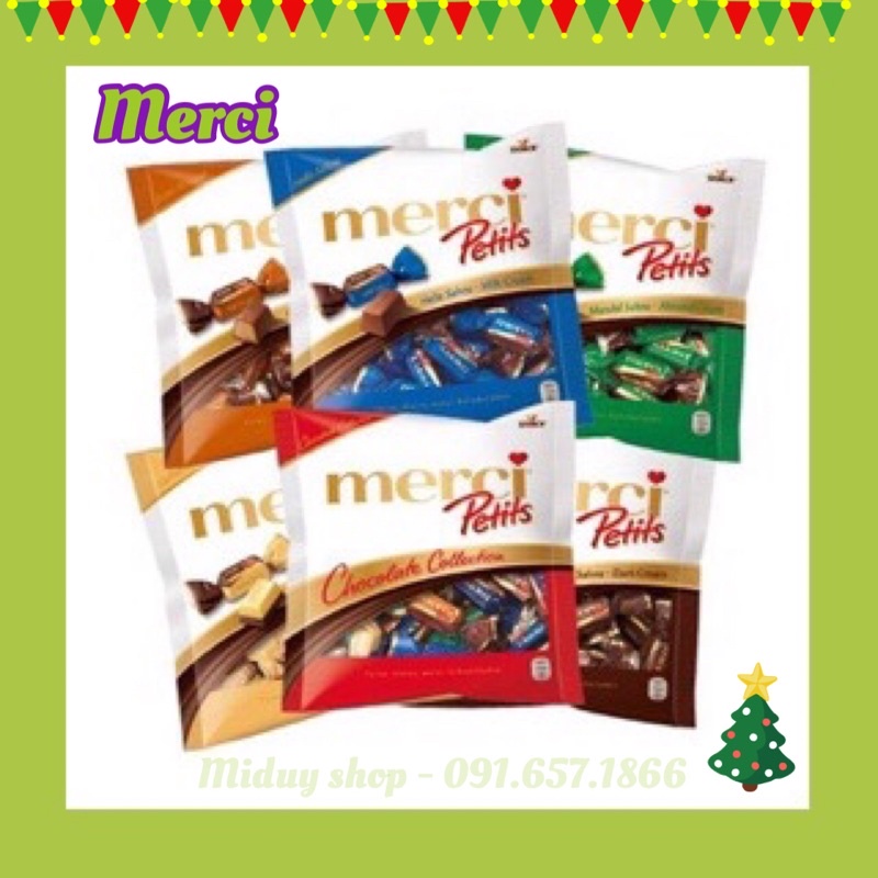 KẸO SOCOLA MERCI PETITS 6 LOẠI - 125GR | Shopee Việt Nam