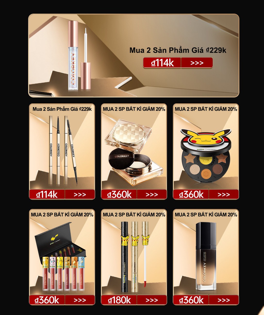 Colorkey Official Store, Cửa hàng trực tuyến | Shopee Việt Nam