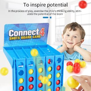 Portable Indoor Game Connect 4 Shots Game Board Game 4 in Aline Bounce ...