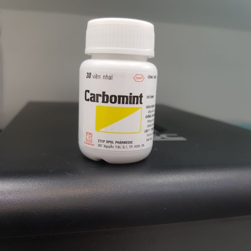 Than hoạt Carbomint chai 30 viên | Shopee Việt Nam