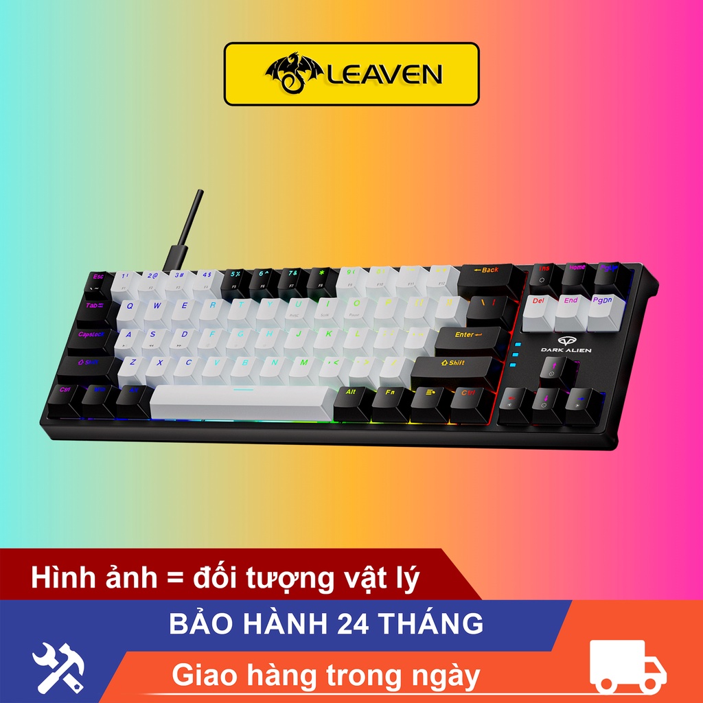 Mua Bàn phím máy tính rgb led K620 LEAVEN Giao hàng 24 giờ bàn phím cơ ...