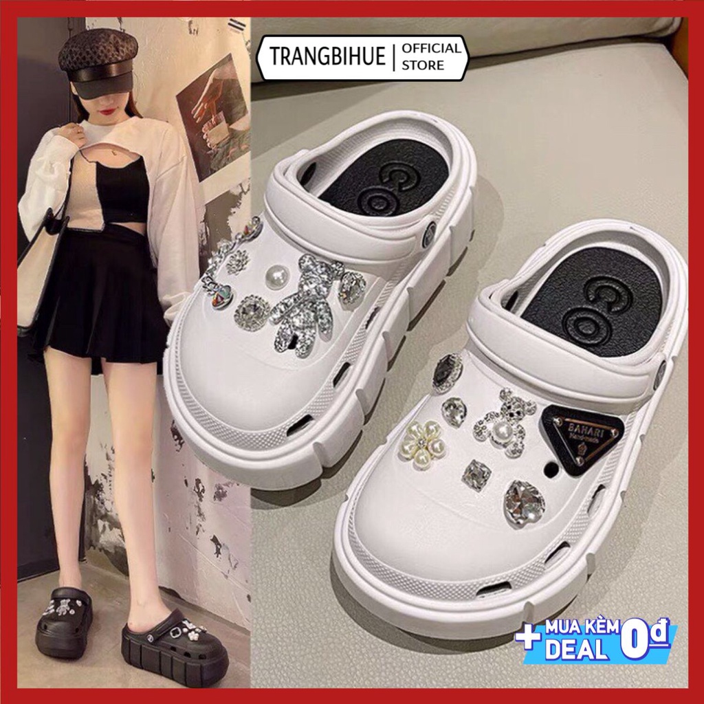 (Tặng kèm Sticker 3D) Dép bánh mì nam nữ Cross tặng kèm Sticker dễ ...