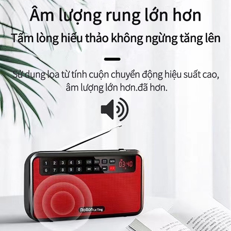 Mua Đài Radio FM/AM PF Màn hình hiển thị LED HD Lkép Thẻ phát TF , Hiển ...