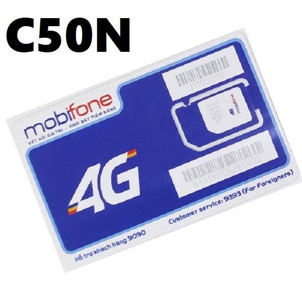 Mua Sim 4G Mobifone C50N -30gb/1 tháng - data tốc độ cao - miễn phí gọi ...