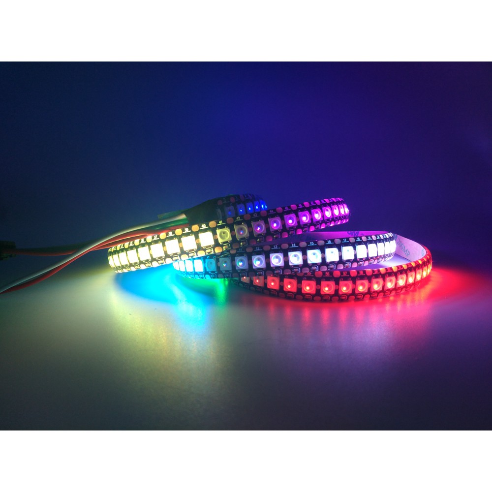 Dải Đèn led 1m ws2812b 144 pixels / leds / m smart 5050 rgb Màu Đen ...