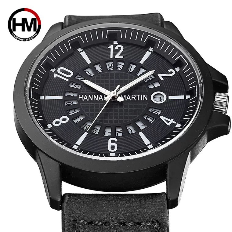 [CHÍNH HÃNG] Đồng hồ nam HANNAH MARTIN HM-1601 dây da cao cấp phong ...