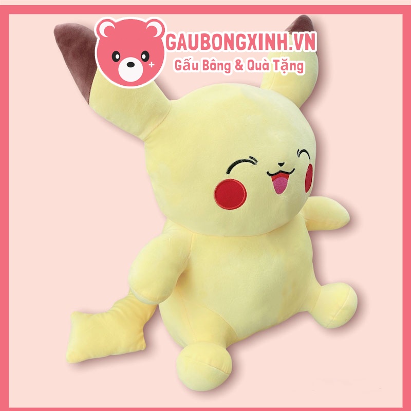 Mua Gấu Bông Pikachu ngồi basic Đáng Yêu, Thú nhồi bông Pikachu cơ bản ...