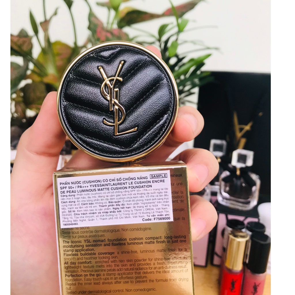 Phấn Nước YSL Le Cushion Encre De Peau Luminous Matte Cushion Foundation Spf 50 - Tone 20 mini ...