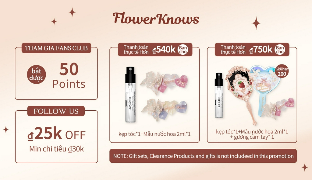 Flower Knows Official Store - Shopee Mall Online | Shopee Việt Nam