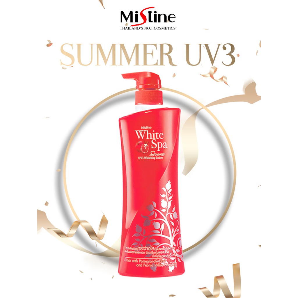 Mua KEM DƯỠNG DA TOÀN THÂN MISTINE WHITE SPA SUMMER UV3 WHITENING LOTION 400ML giá rẻ nhất ...