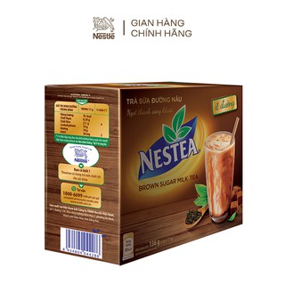 Trà sữa đường nâu Nestea 8 gói x 17g | Shopee Việt Nam