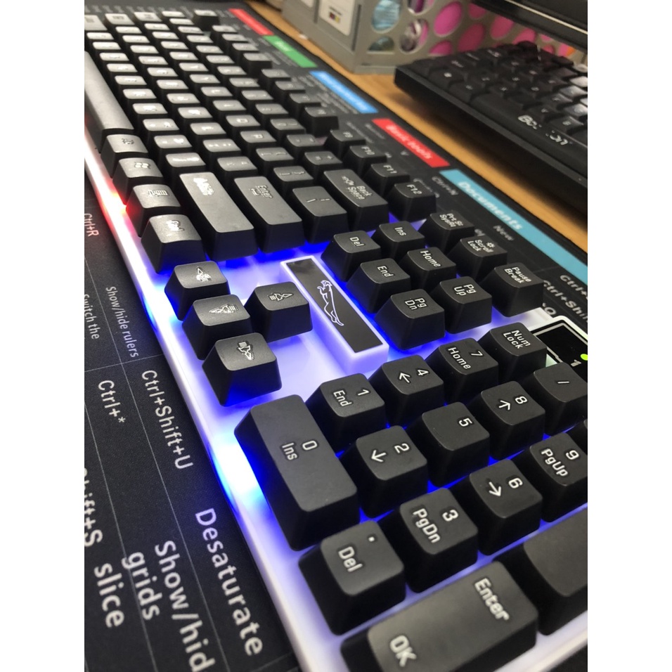 Mua Combo bàn phím chuột máy tính G21B giả cơ Led đa màu- Tặng tấm lót ...