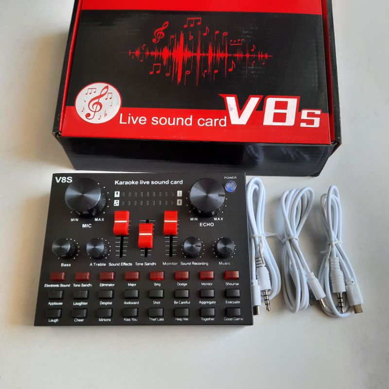 Sound card V8S Bluetooth phiên bản cao cấp của v8 | Shopee Việt Nam
