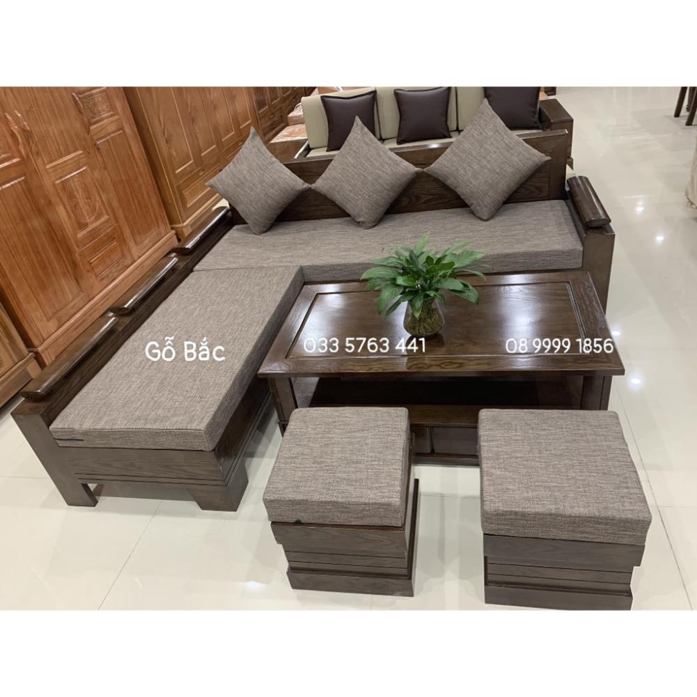 Mua Ghế Sofa phòng khách gỗ sồi nga 2m x 1,8m ghế sofa mini sofa go chu ...