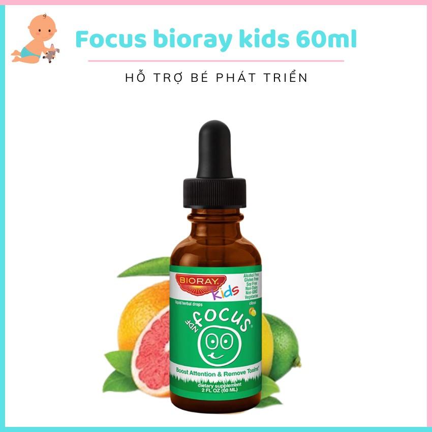 Focus bioray kids giúp bé tập trung tăng nhận thức ( dung tích 60ml ...