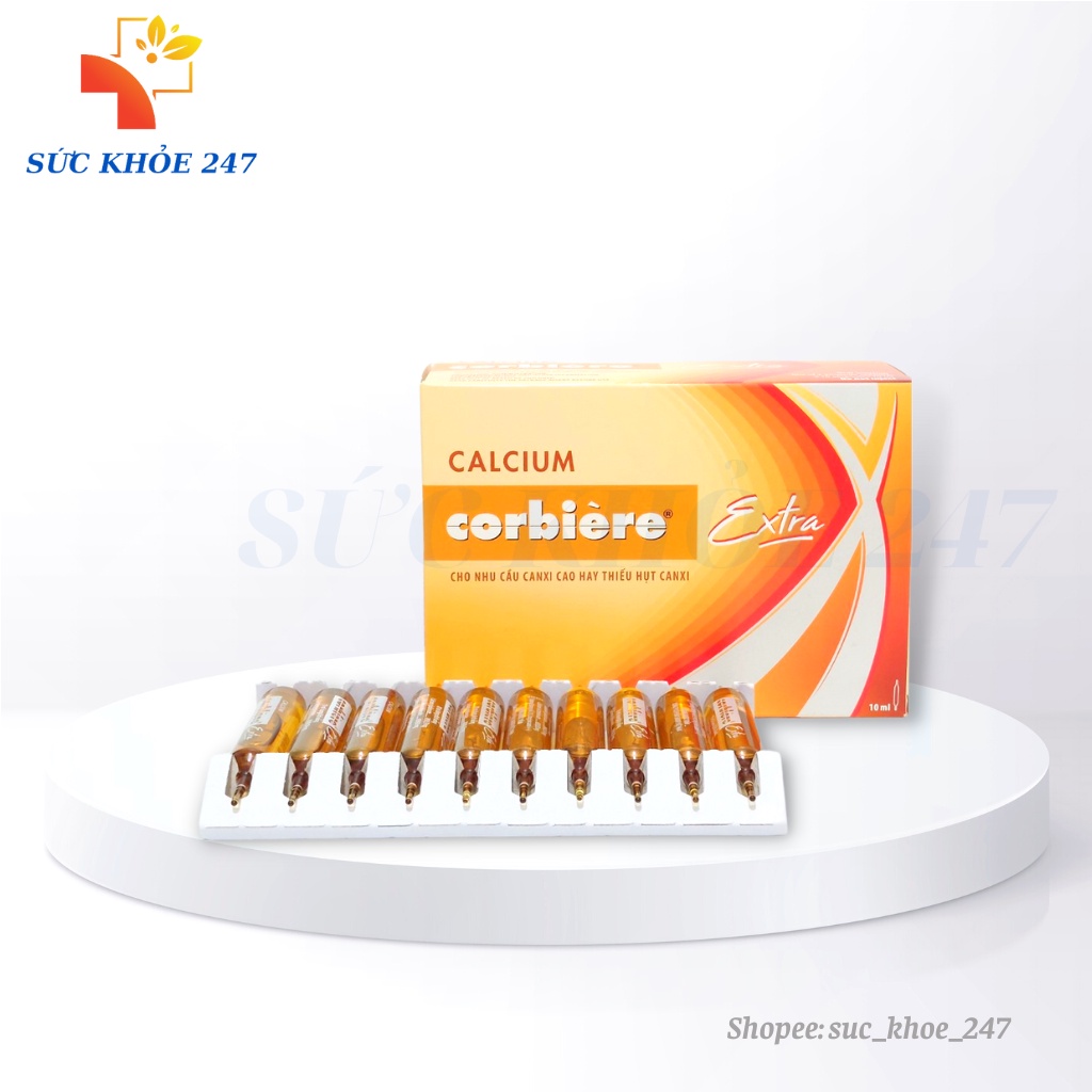 Mua CALCIUM Corbiere Extra - Giúp Bổ Sung Canxi Cho Cơ Thể Ở Trẻ Em & Người Lớn Hộp 30 Ống giá ...
