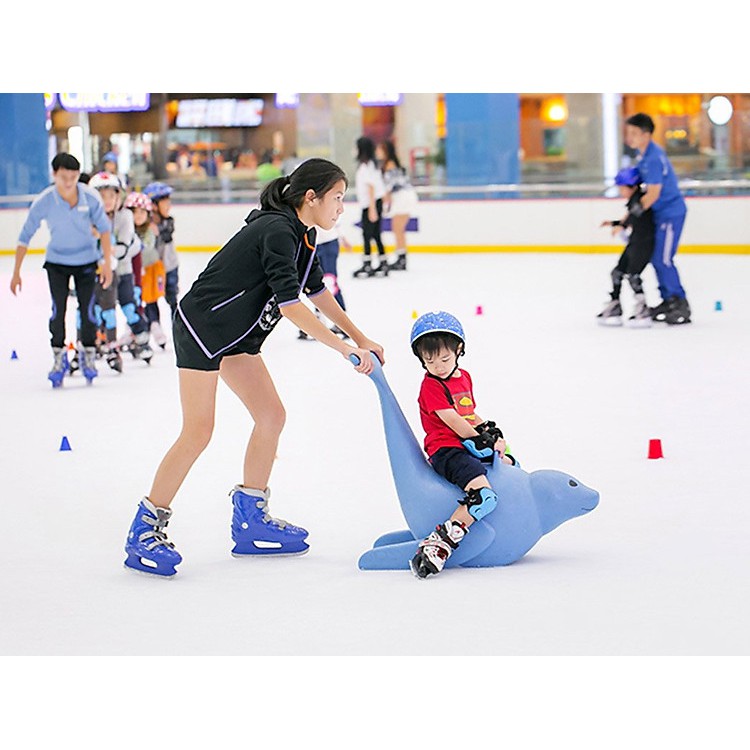 Mua Vé vào cửa người lớn, giày trượt, 1 đôi vớ Sân băng Vincom Ice Rink ...