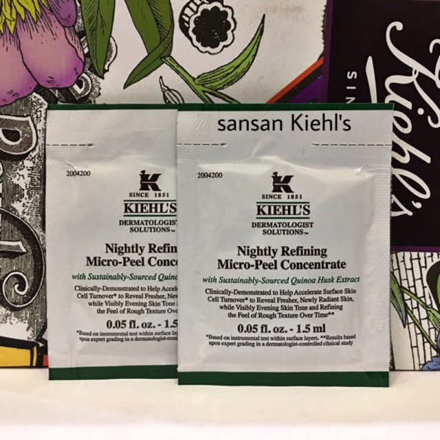 Tinh chất thanh tẩy và tái tạo da ban đêm Kiehl’s Micro Peel sample ...