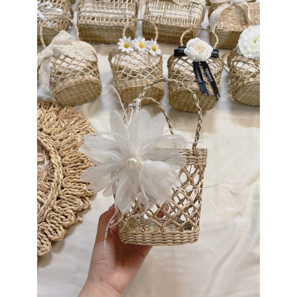 Mua Túi xách mây tre đan, beach bag, Environmental friendliness, thân ...