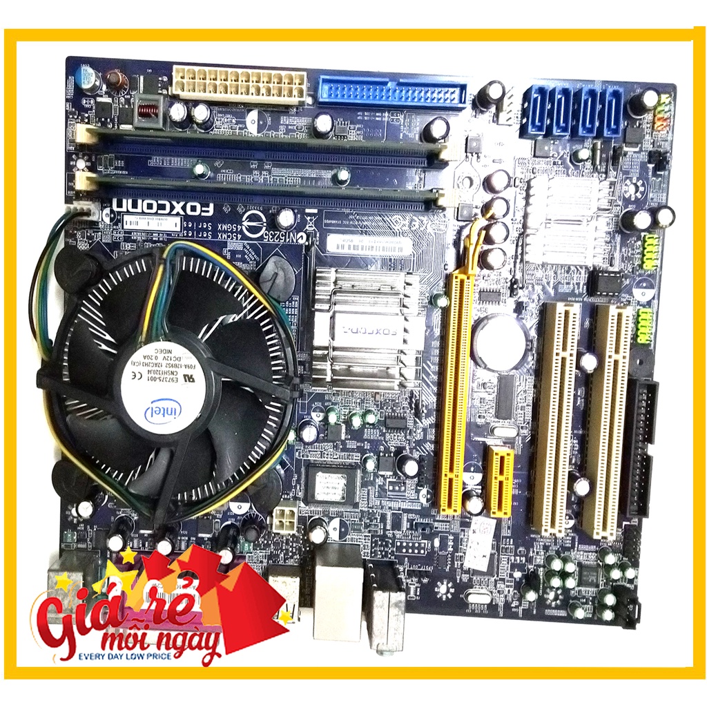 Mua Combo Main 945 Foxconn + Chip E4400 +RAM 2GB socket 775 + Quạt ...