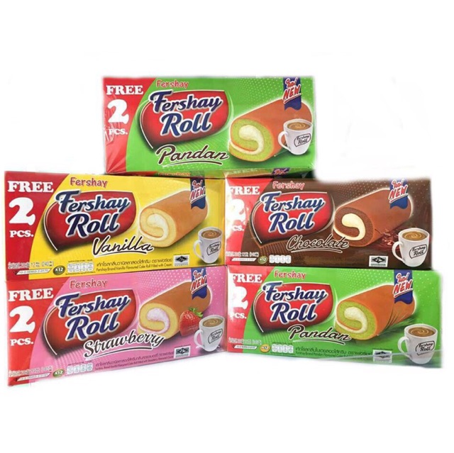 BÁNH BÔNG LAN FERSHAY ROLL - THÁI LAN | Shopee Việt Nam