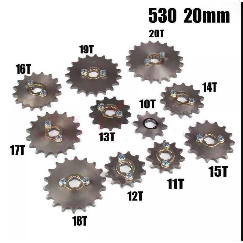 Mua Đĩa xích 14T 15T 16T 17T 18T 19T 10T 11T 13T 20mm Cog 530 cho xe mô ...