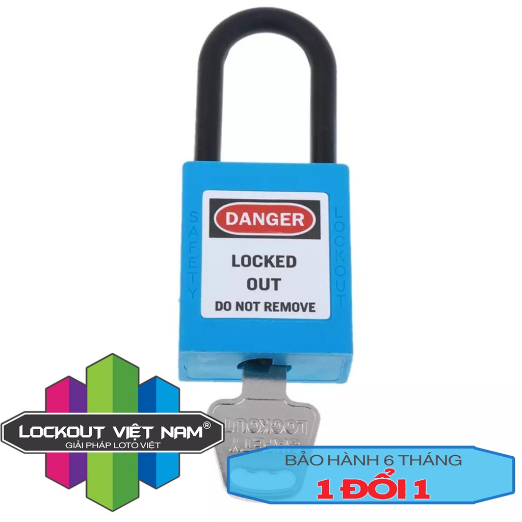 KHÓA LOTO BLUE - LOCKOUT- DANGER - TAGOUT [HÀNG CÓ SẴN] | Shopee Việt Nam
