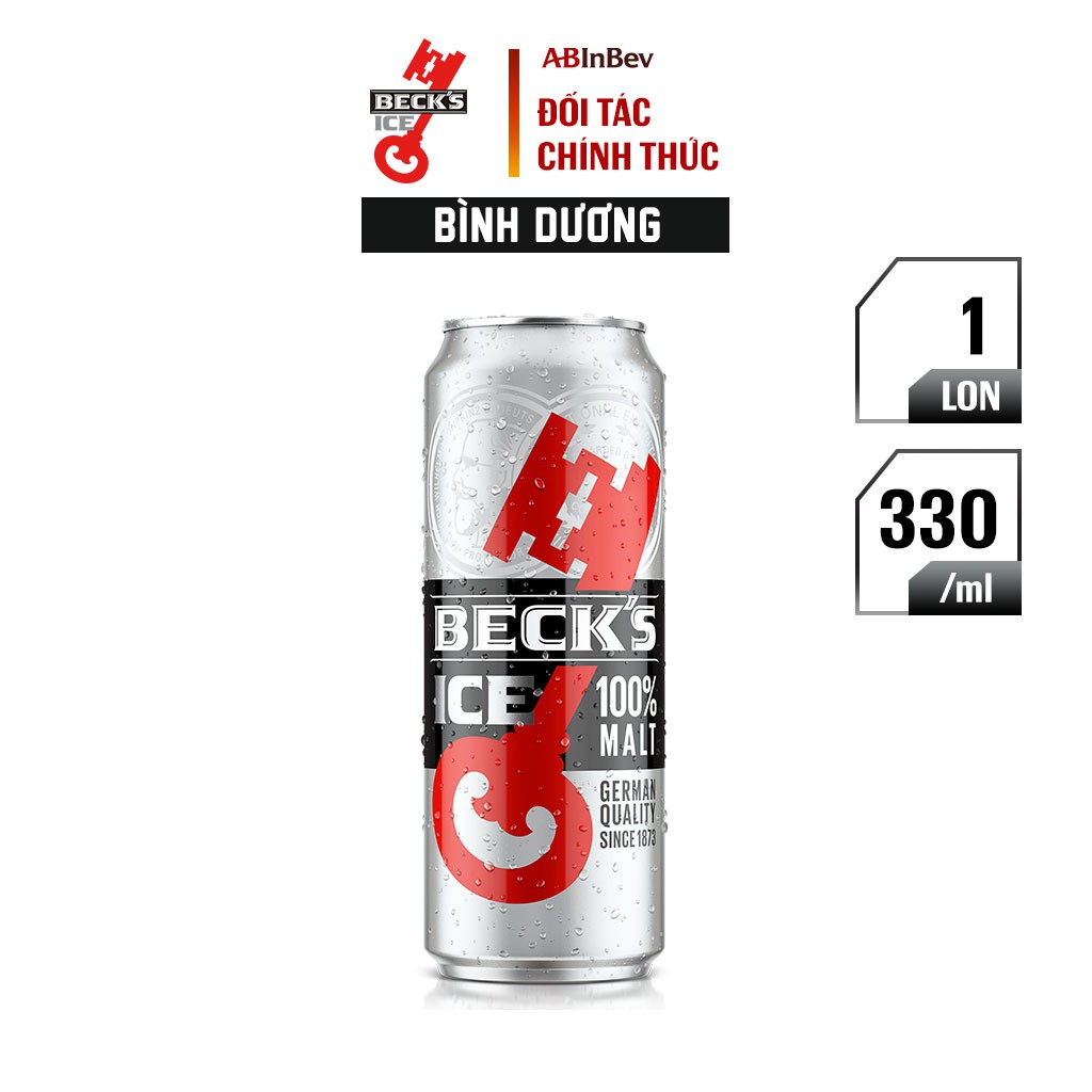 Bình Dương – Bia Beck's Ice 330ml – Thùng 24 lon | Shopee Việt Nam