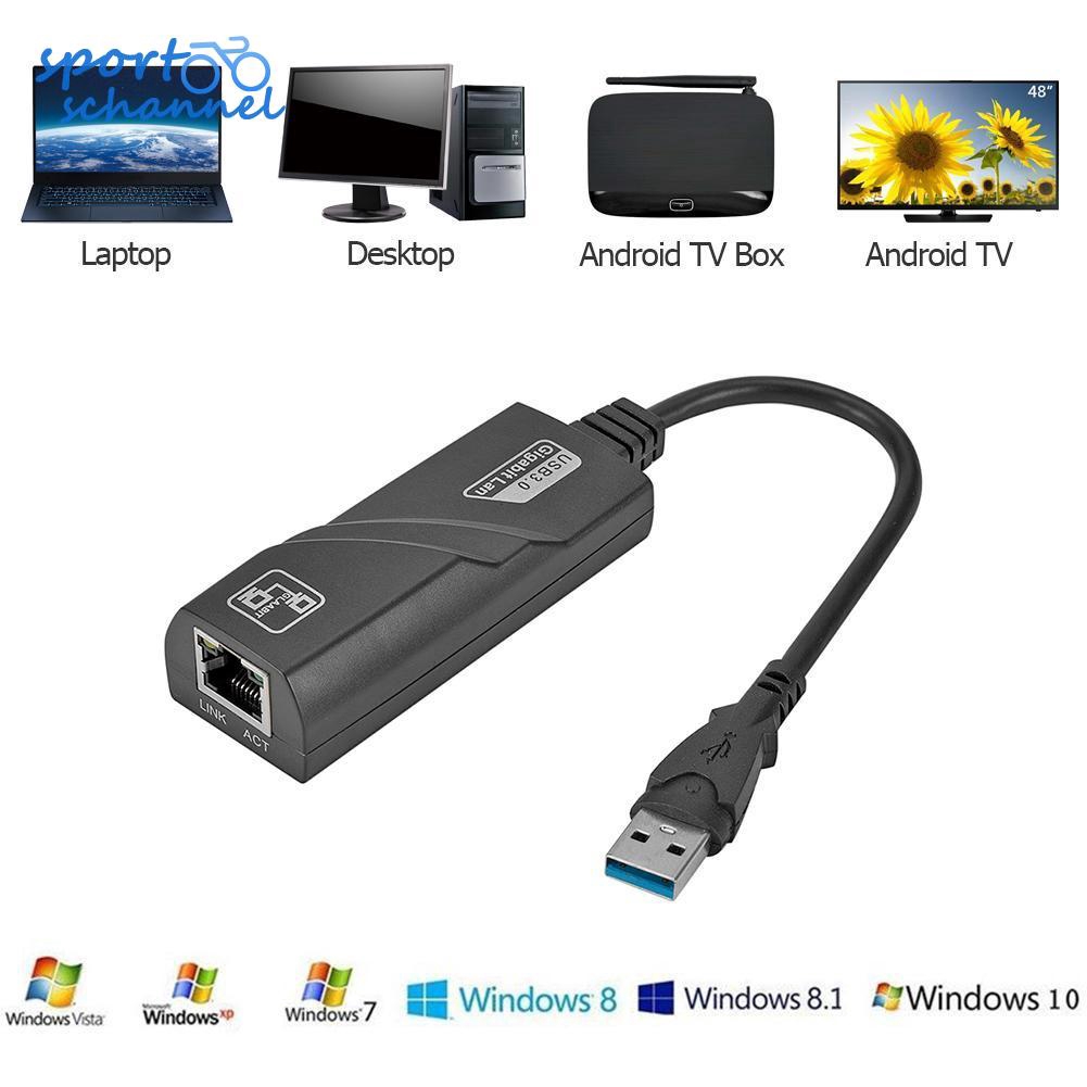 Cáp chuyển USB sang RJ45 PC Mini USB 3.0 Gigabit Ethernet cho card mạng ...
