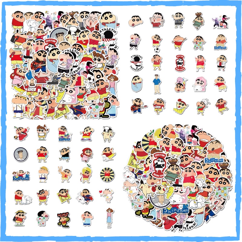 Mua Sticker hoạt hình one piece, conan, nhóc maruko, doraemon, shin cậu ...