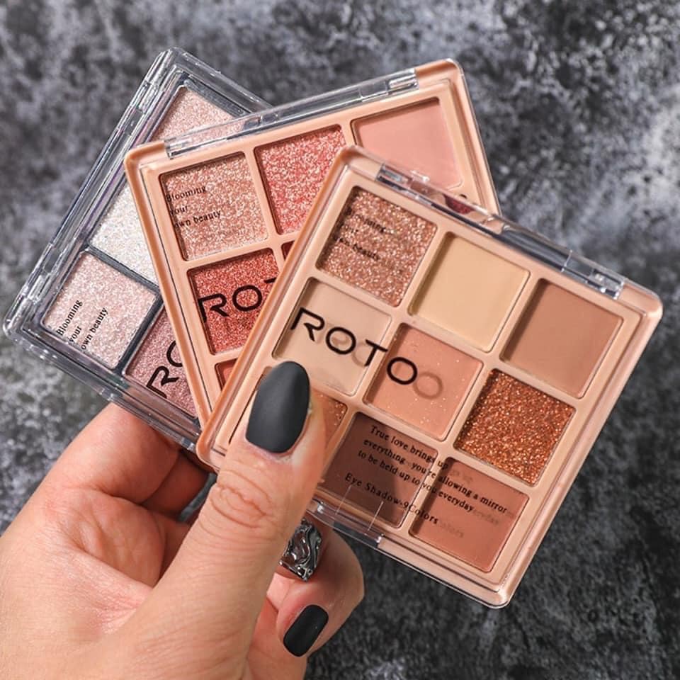 Bảng phấn mắt nội địa Roto, bảng mắt 9 màu cực xinh 2021 | BigBuy360