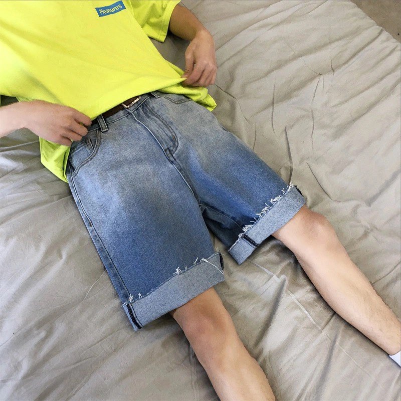 quần short jean loang hai màu- quần ngố bò siêu đẹp siêu trẻ -đôi trả ...
