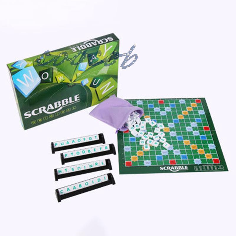 Classic Plastic Alphabet Game Scrabble Learning English Kids ...