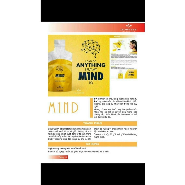 Mua M1nd | Mind Jeuness Hàng Mỹ Chính Hãng Công Nghệ Tế Bào Gốc Tăng Cường Miễn Dịch Khỏe Mạnh ...