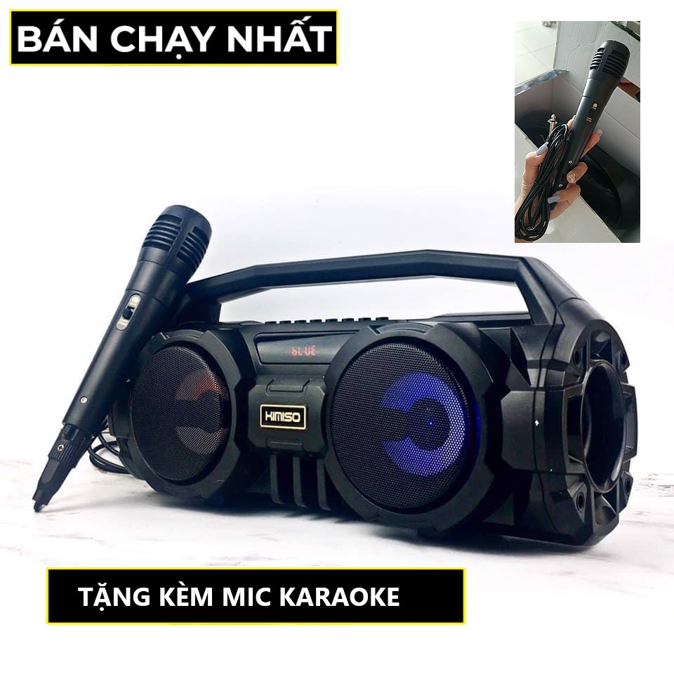 Mua Loa Bluetooth KIMISO KMS-S1 , Tặng mic hát karaoke , công suất lớn ...
