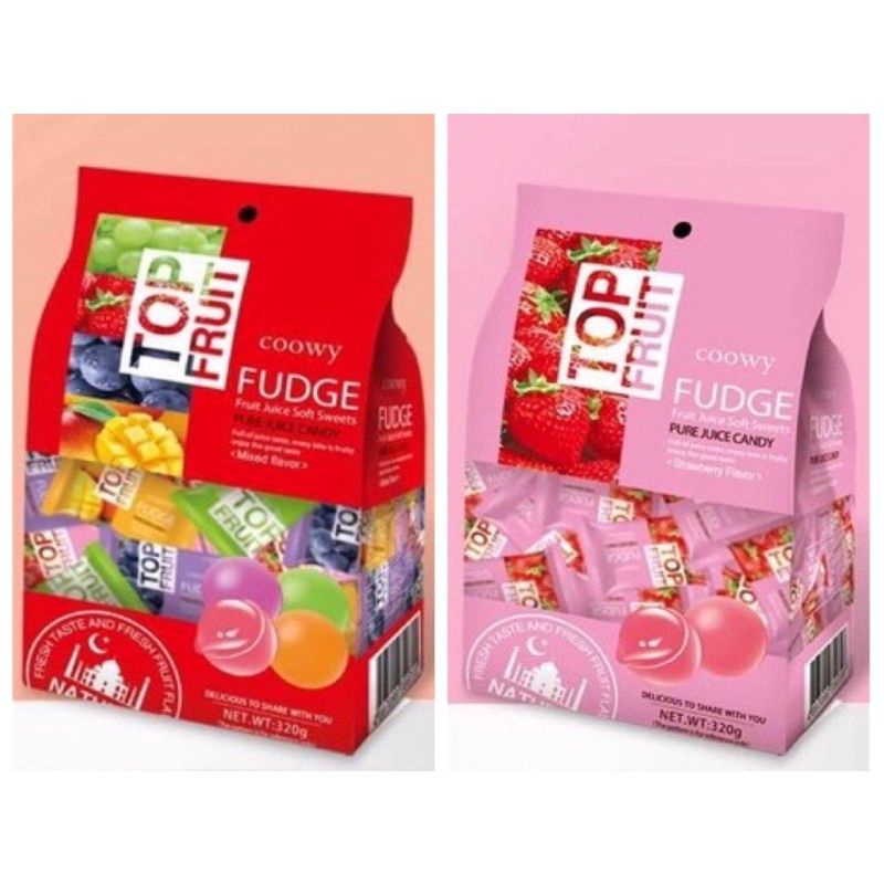 Kẹo Dẻo Trái Cây Nhập Khẩu TOP FUDGE COOWY Nhập Khẩu | Shopee Việt Nam