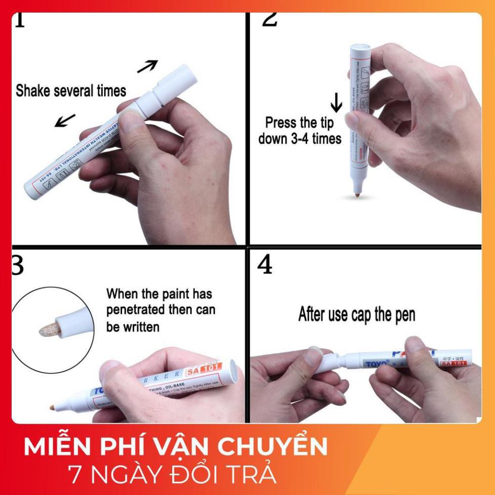 Mua Bút Sơn Toyo Paint Marker - Trang Trí, Vẽ Ký Hiệu Lốp ôtô, Xe Máy ...