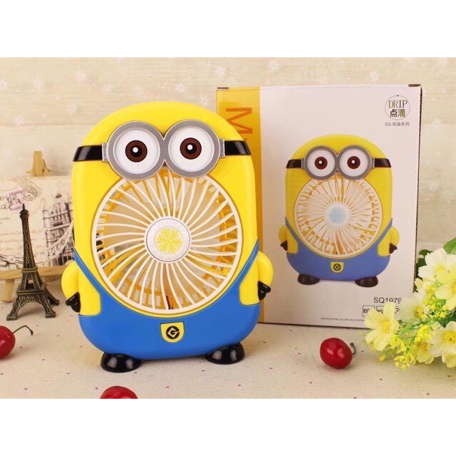 Mua Hàng Chuẩn Quạt Điện Mini 3 Cánh Để Bàn Hình Minion Và Các Con Thú ...