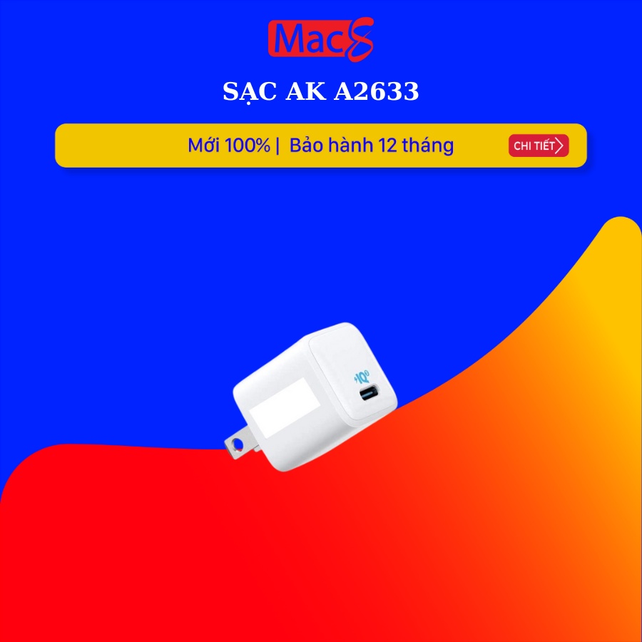 Củ sạc điện thoại Anker- A2633 Sạc nhanh 20W, Hàng lướt, Bảo hành 1 đổi ...