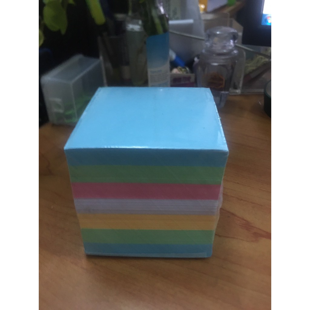 Giấy note 3x3 không keo | Shopee Việt Nam