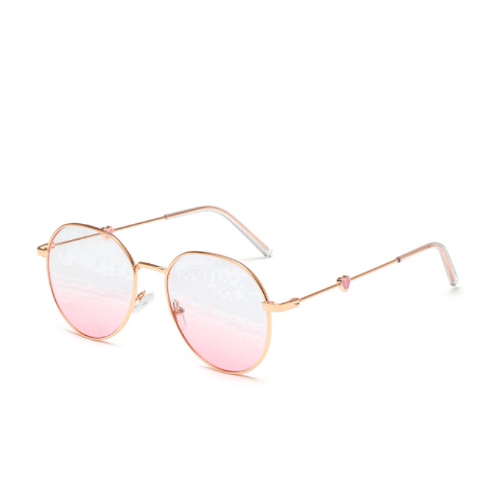 Mua Kính mát nữ gọng kim loại hình trái tim màu gradient, kính mát ...